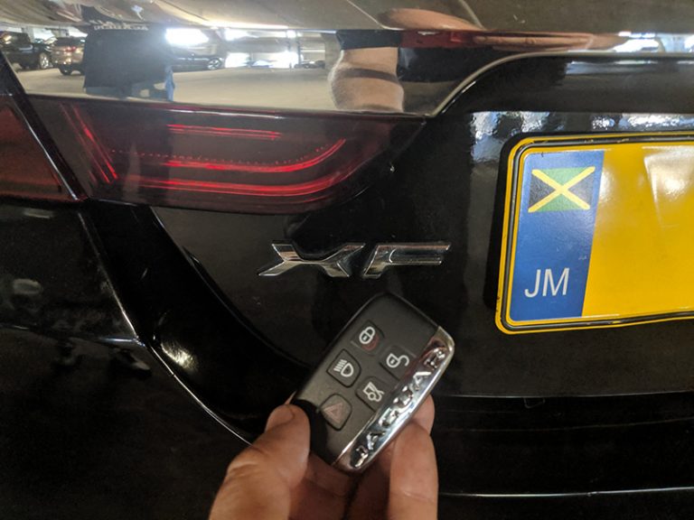 2013 Jaguar XF smart key in Hollywood, CA - Artemis Locksmith ...